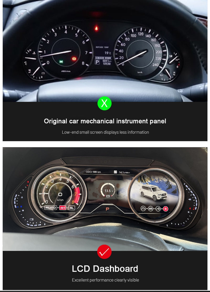 Y62 Patrol digital Cluster – Z Innovations