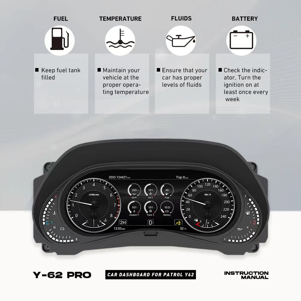 Y62 Patrol digital Cluster – Z Innovations